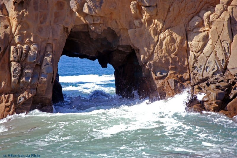 Pfeiffer Beach Keyhole Rock - A Look At The Varying Moods Found Here