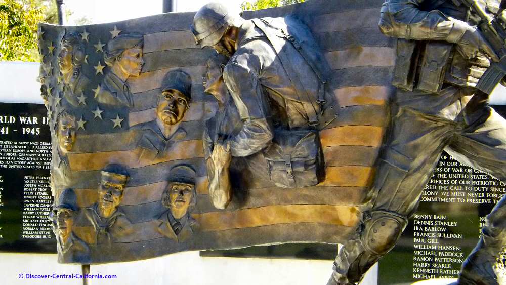 Atascadero Veterans Memorial - The Faces Of Freedom
